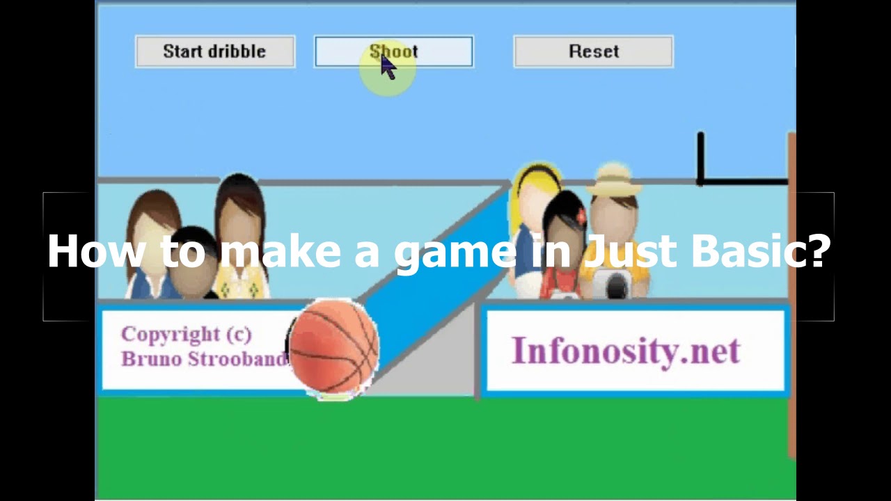 Just basic game tutorial - How to make Games in Just Basic - No plug ...