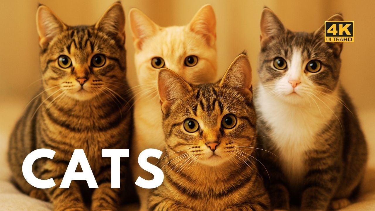 Mesmerizing Cats in Vivid 4K UHD - YouTube
