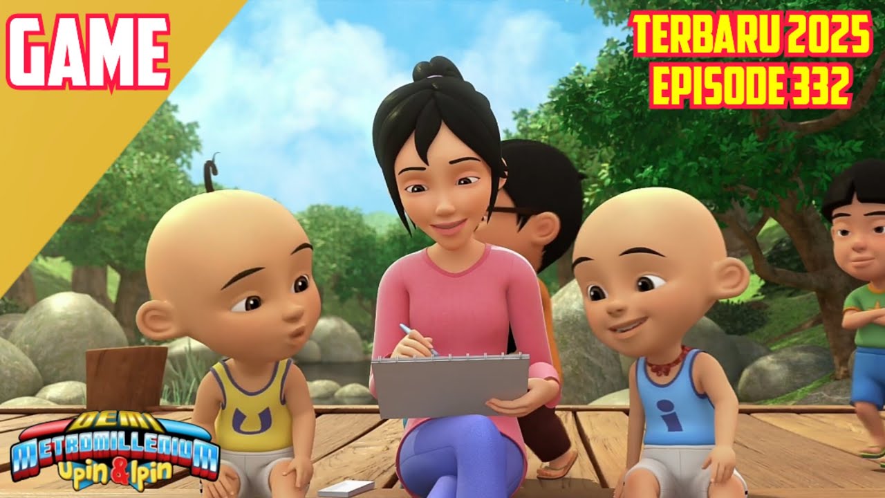 Upin Ipin Terbaru 2025 EPISODE 332 - Upin Ipin Musim 18 - Game Upin Ipin Demi Metromillenium ...