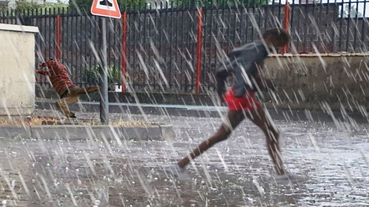 On Milan rained STONES from the Sky! Heavy hail storm in Italy. - YouTube