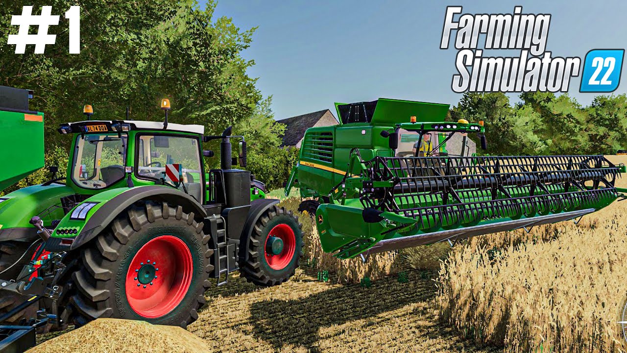 Harvest Wheat | Farming Simulator 22 Timelapse | Episode 1 - YouTube