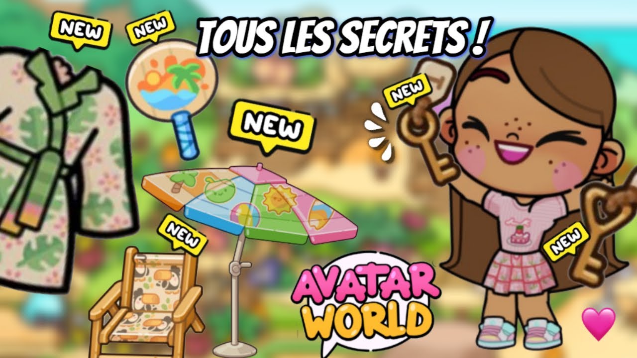 TOUS LES *SECRETS* DE LA NOUVELLE MISE A JOUR SUR AVATAR WORLD ! - YouTube