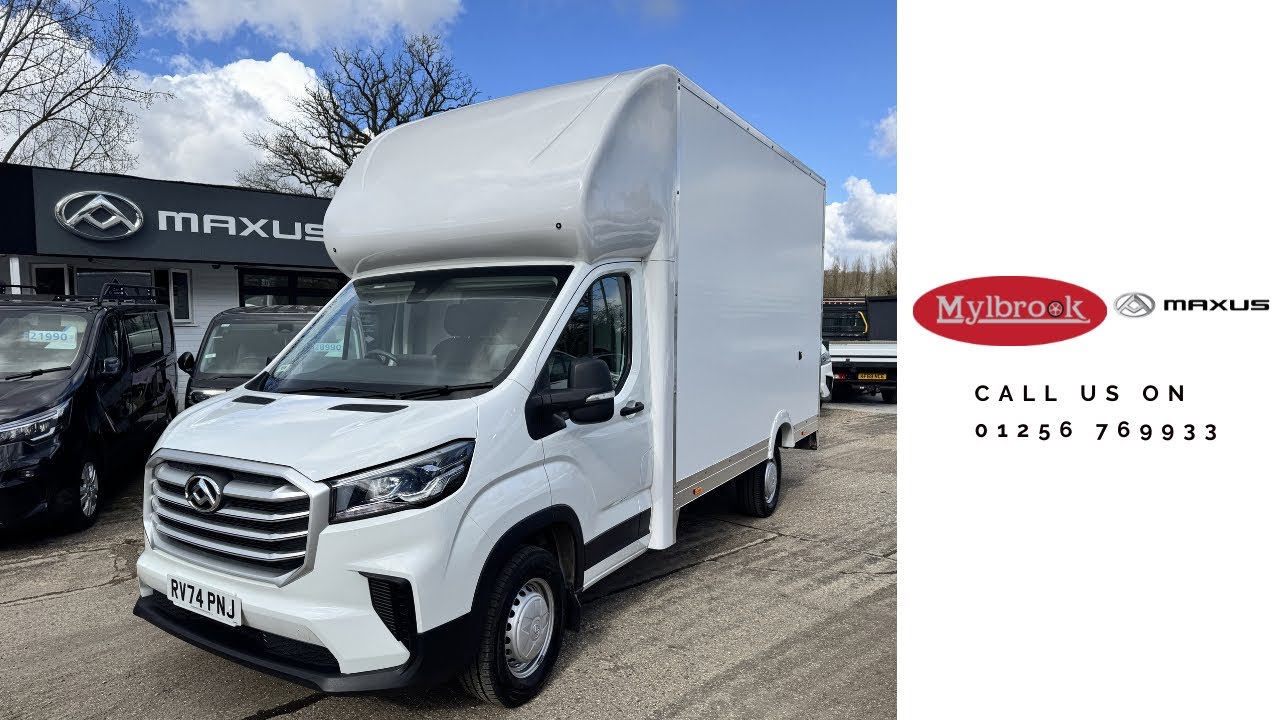 Maxus Deliver 9 350 RWD L4 Low Floor Luton - YouTube