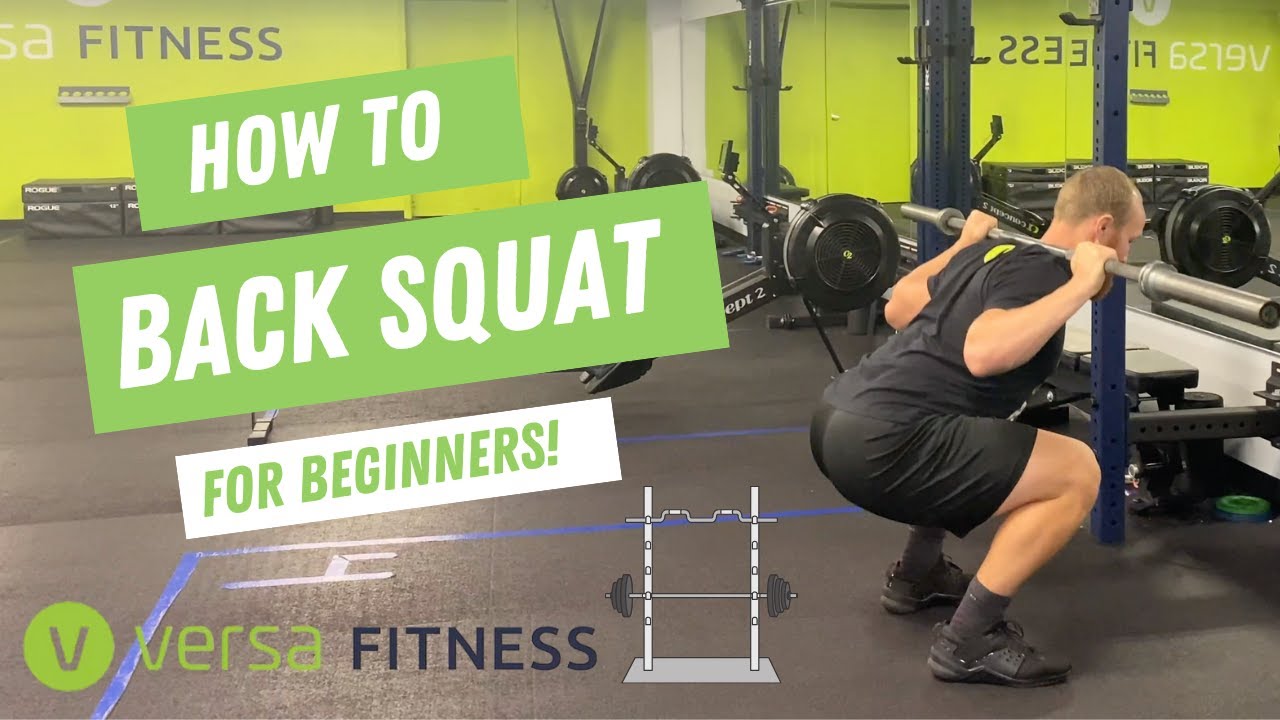 HOW TO BACK SQUAT FOR BEGINNERS - YouTube