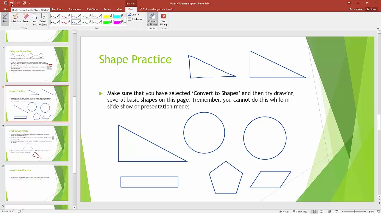 Microsoft Ink Video Tutorial - YouTube