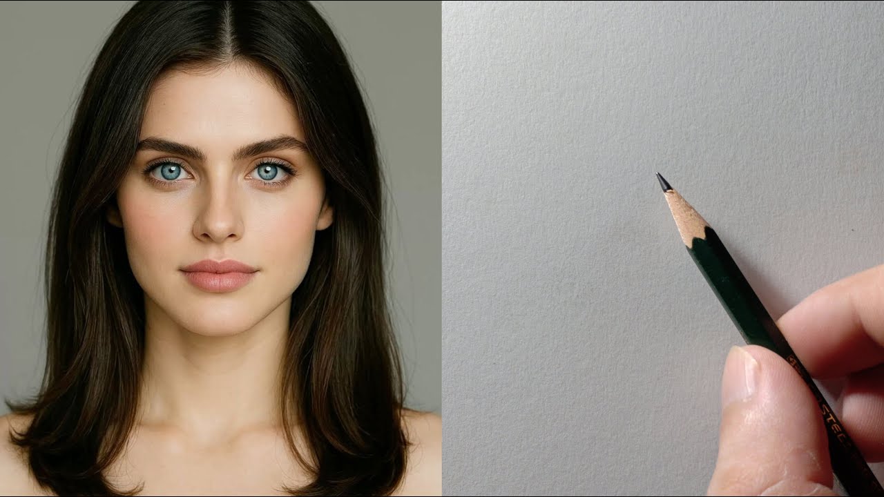 Easily master realistic face Drawing for beginners with these Technique ...