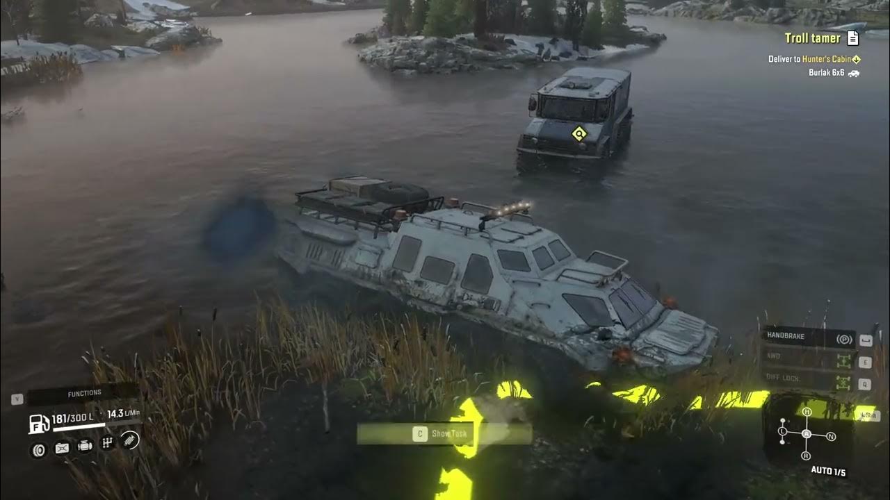 SnowRunner Tutorial - Burlak 6x6 - YouTube
