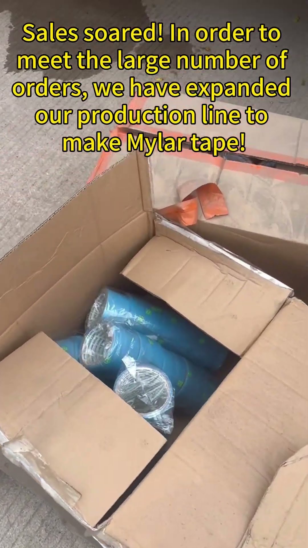 To meet the high volume of orders, a new production line is purchased ...