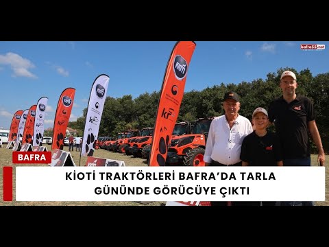 KİOTİ Traktörleri Bafra’da Tarla Gününde Görücüye Çıktı