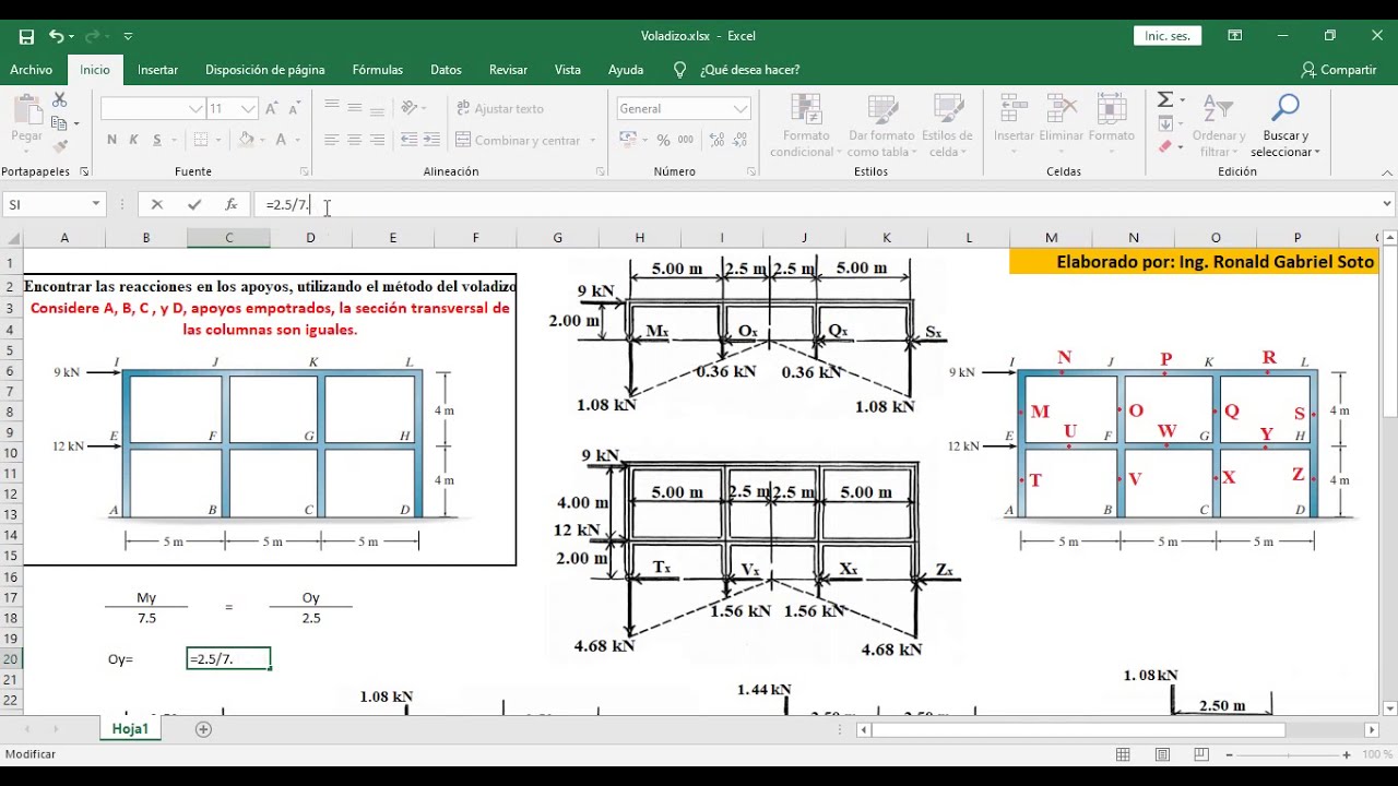 Método del Voladizo (Cantilever Method-Approximate analysis) - YouTube