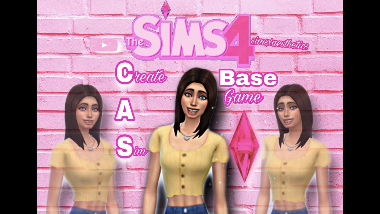Base Game CAS | Sims4 - YouTube