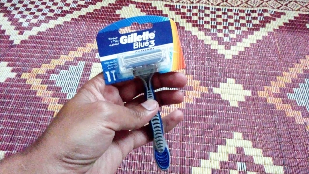 Gillette Blue 3 Razor Unwrapping ASMR - YouTube