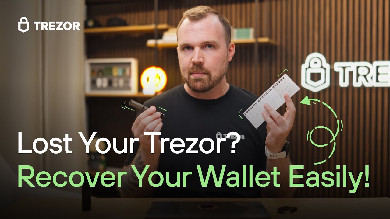 How to Recover Your Wallet After Losing Your Trezor Device - YouTube