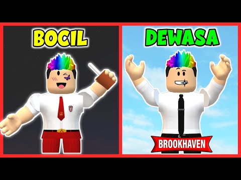 BOCIL VS DEWASA (Brookhaven Roleplay) - Roblox Indonesia
