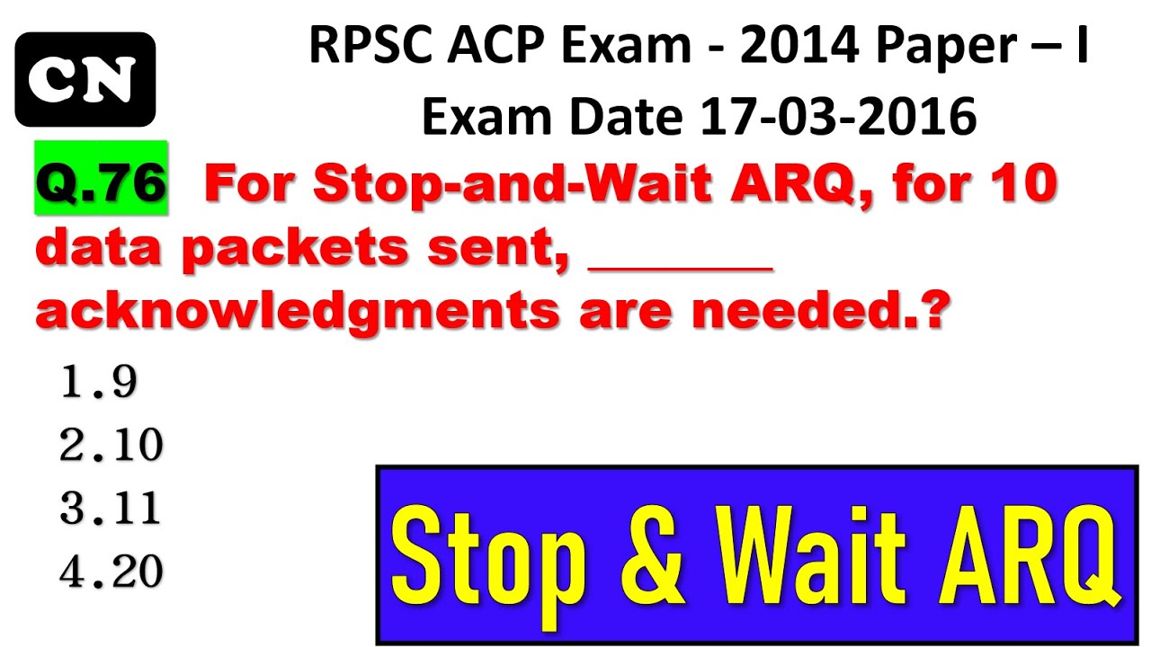 Q 76 | RPSC Acp Exam 2024 Vacancy Preparation | Computer Networking ...