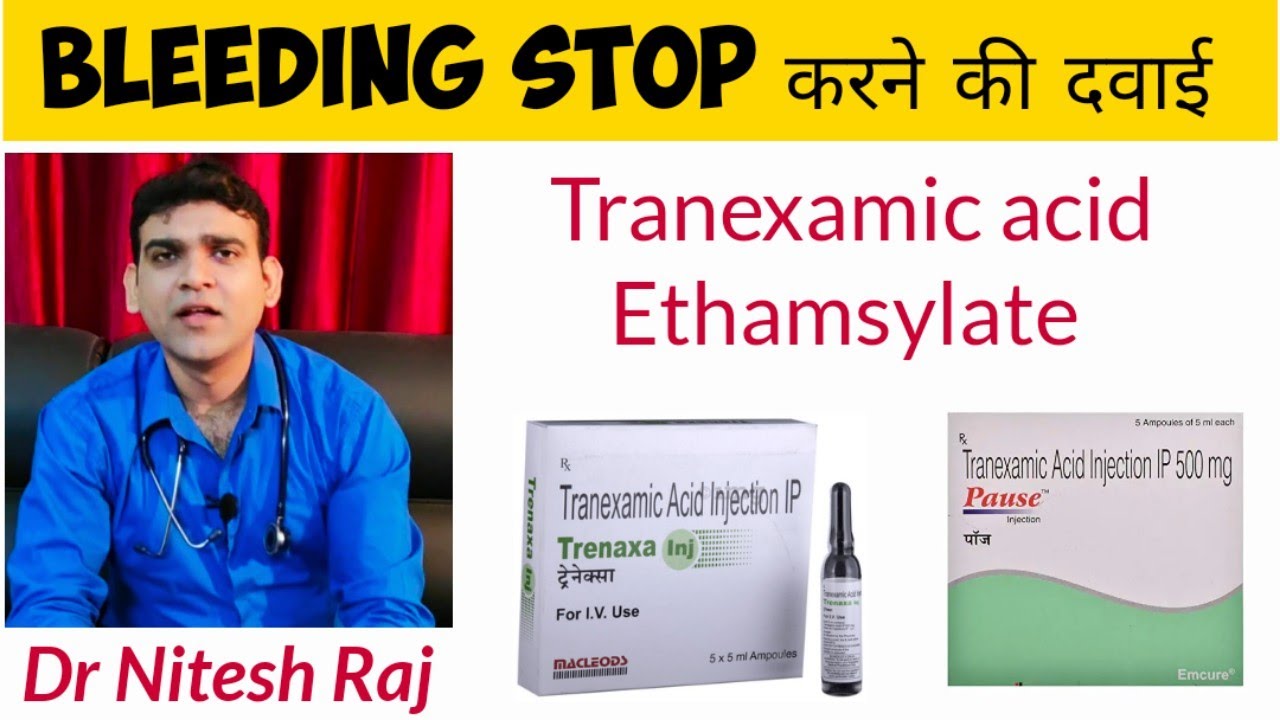 Life-Saving Bleeding Stop Medicine | Dr. Nitesh Raj ,TRANEXA/PAUSE ...
