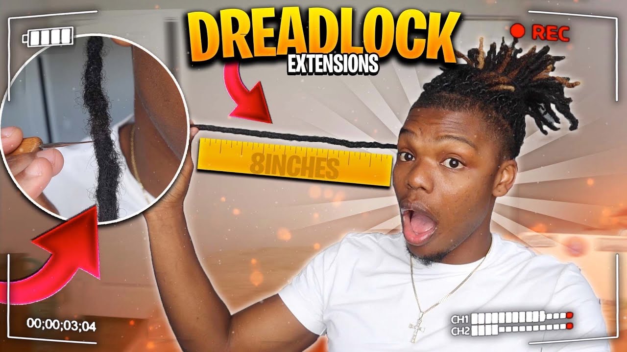 How To Install Dreadlock Extensions | Crochet Method - YouTube