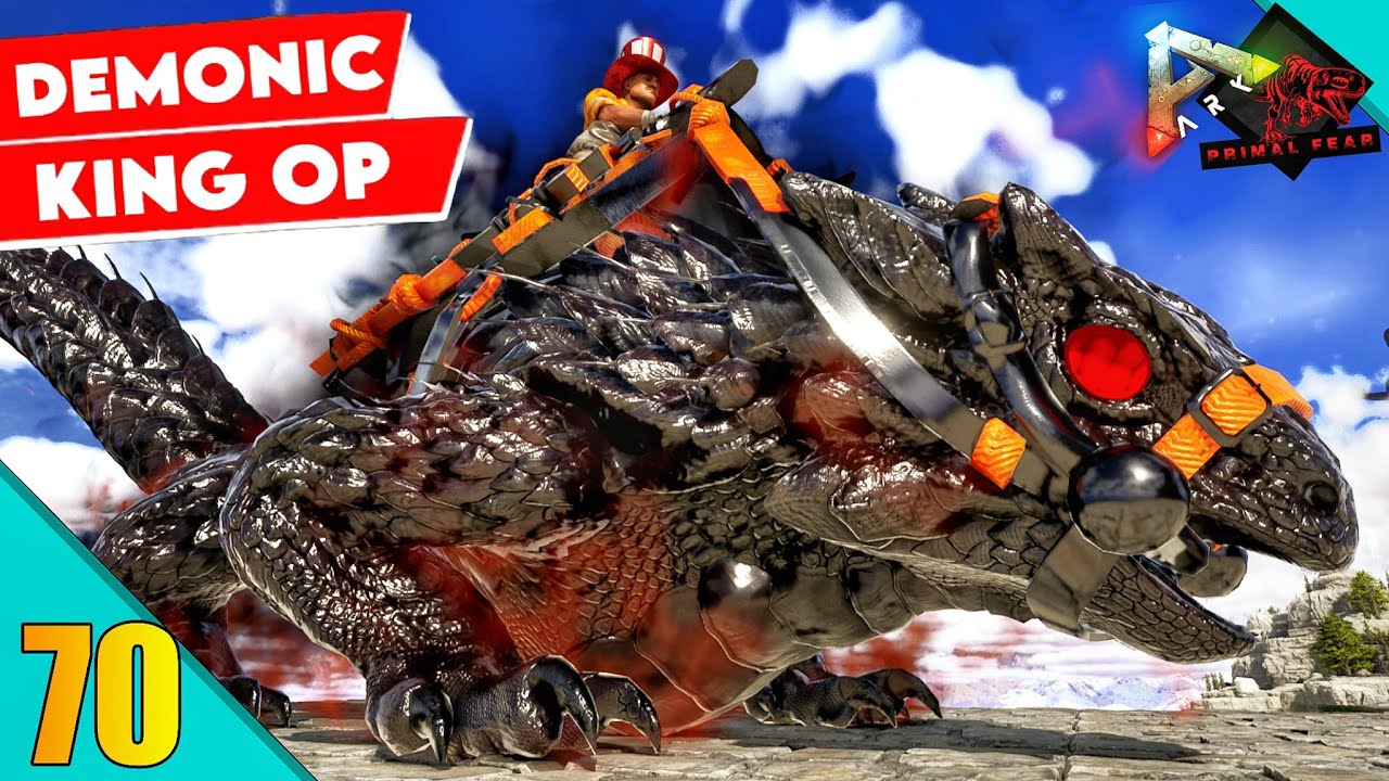 Finally I Tamed The King Demonic Thorny Dragon 🔥 : ARK Primal Fear Plus ...