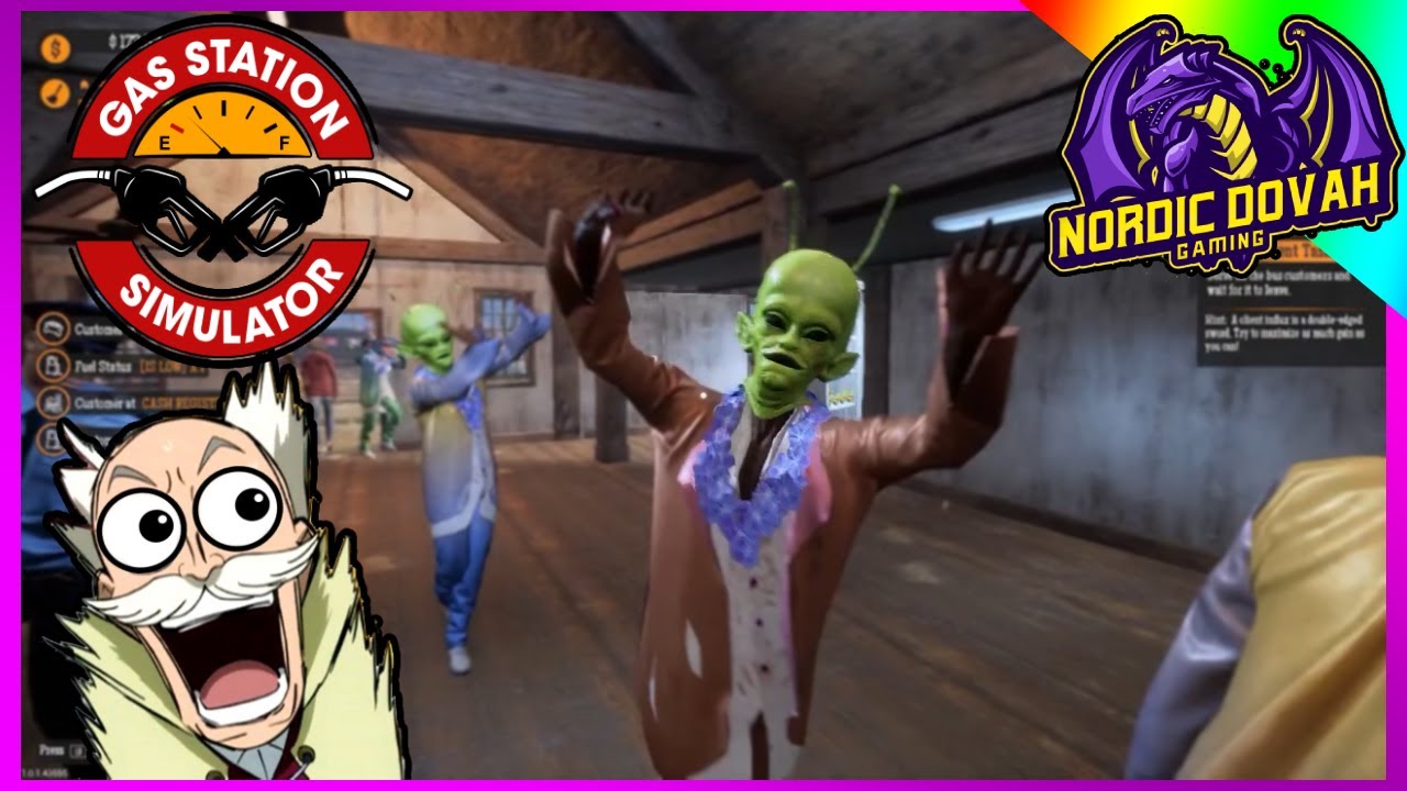 And Now There Are Aliens | Gas Station Simulation Lets Play Part 4 ...