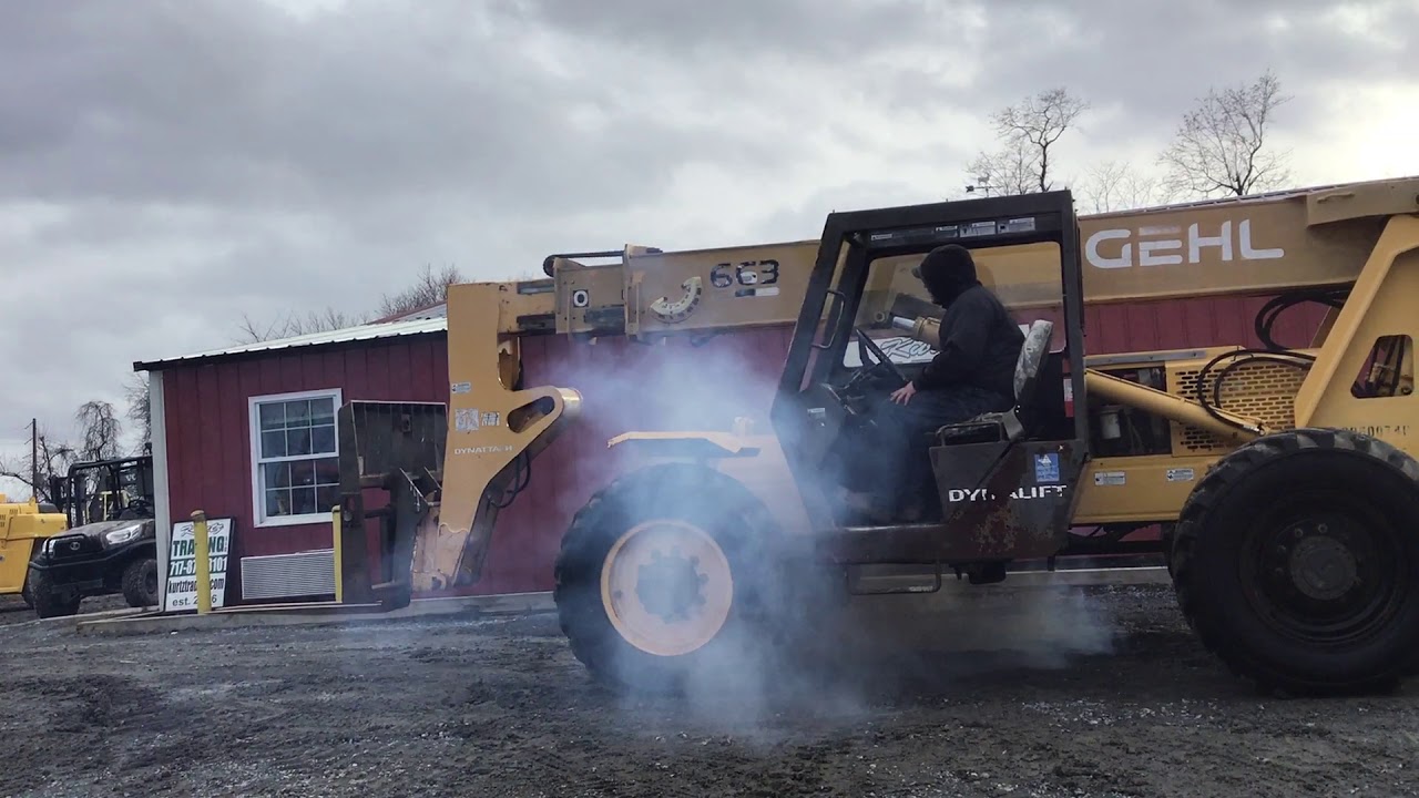 GEHL 663 TELEHANDLER - YouTube