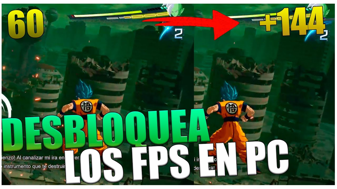 COMO DESBLOQUEAR LOS FPS EN DRAGON BALL SPARKING ZERO EN PC! + 144 FPS ...