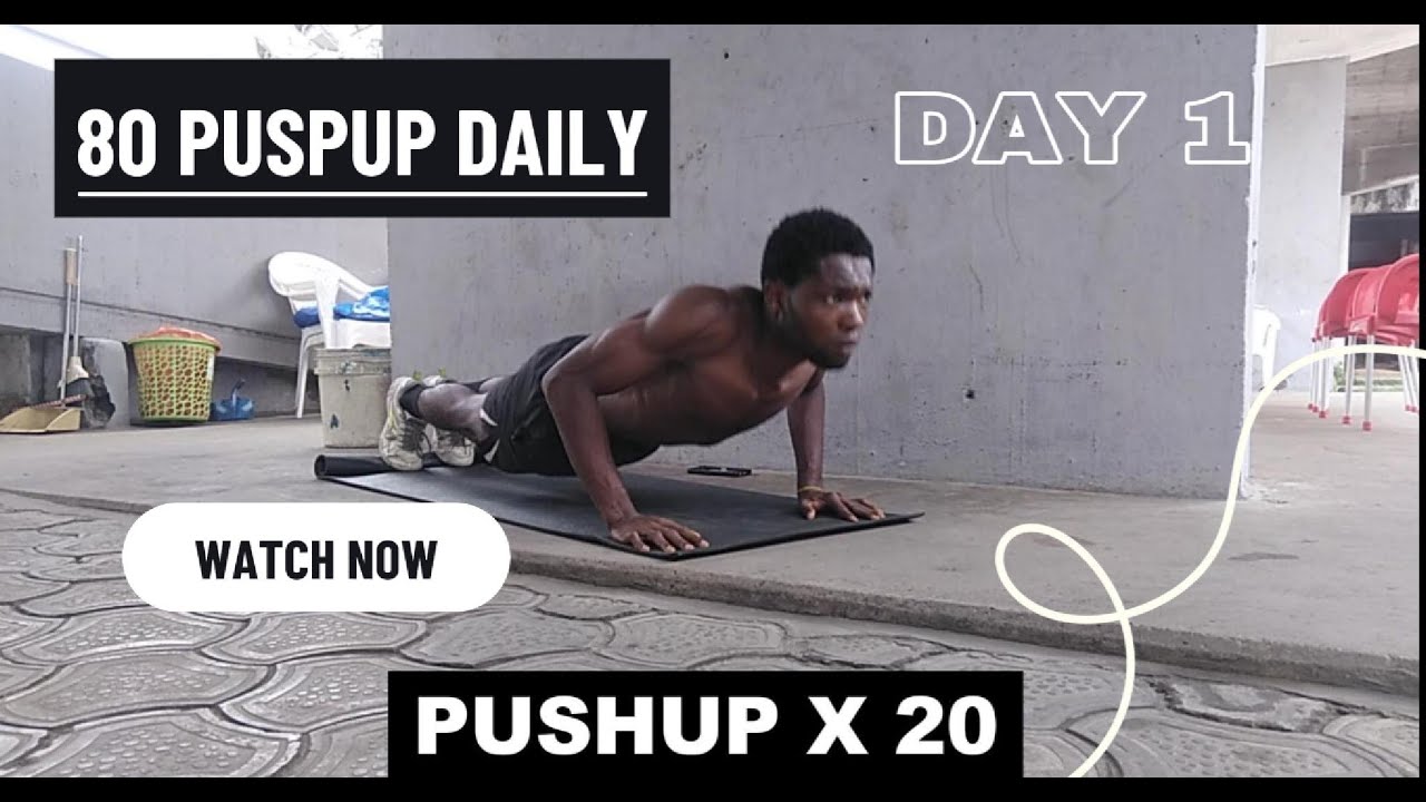 Push-up power Surge: 80 reps Daily - YouTube