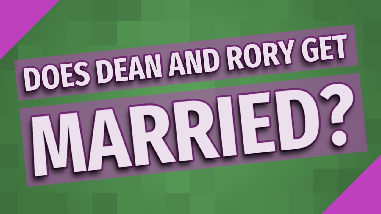 Does Dean and Rory get married? - YouTube