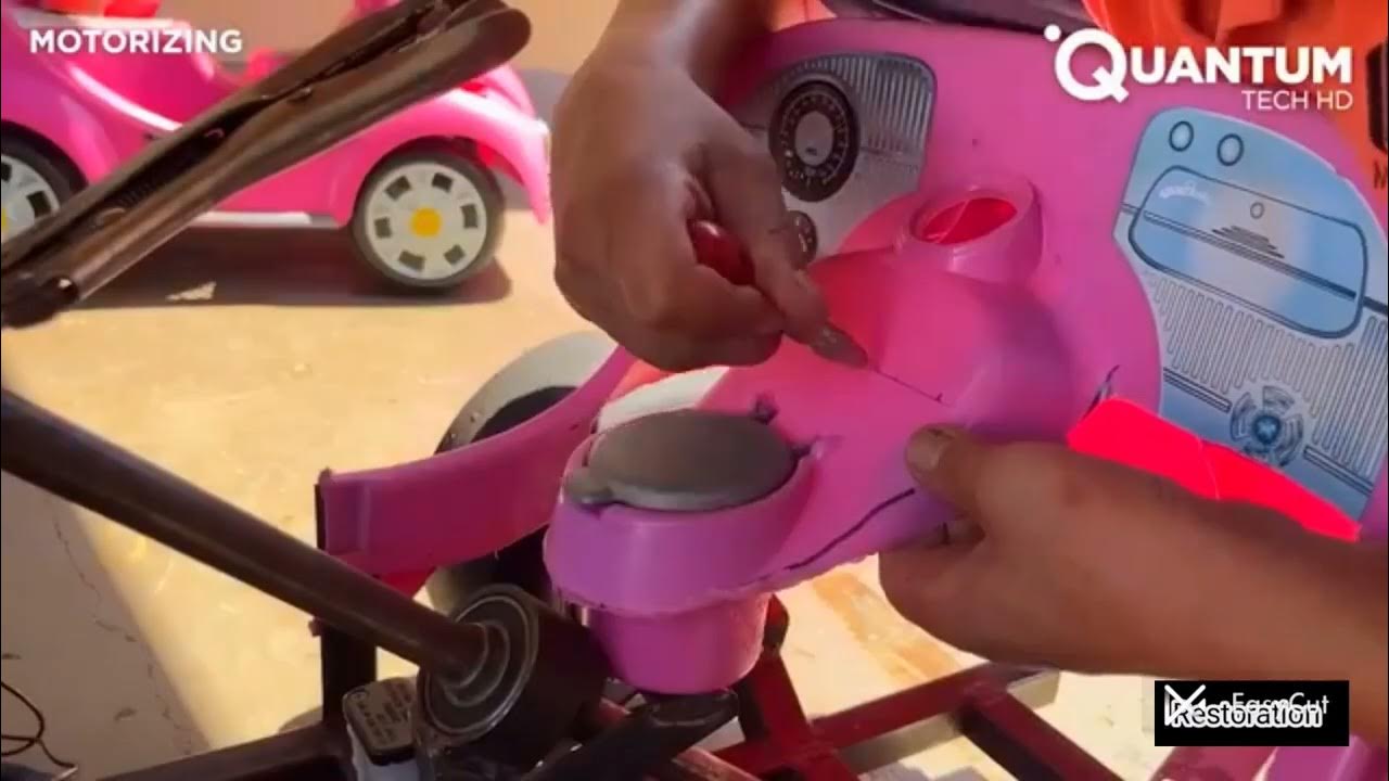 Man Builds Amazing Go-Kart From an Old Toy Car! | Start to Finish by @motorizing - YouTube