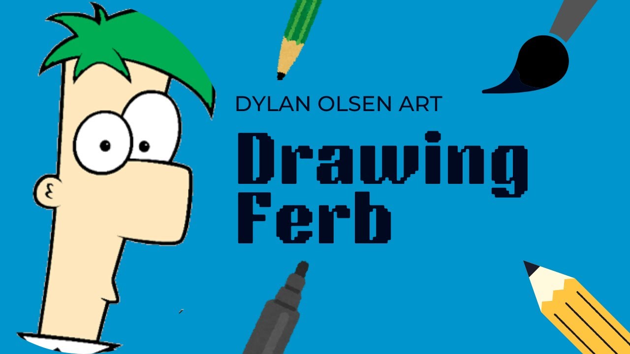 How to Draw Ferb Fletcher from Disney’s Phineas and Ferb Series - YouTube