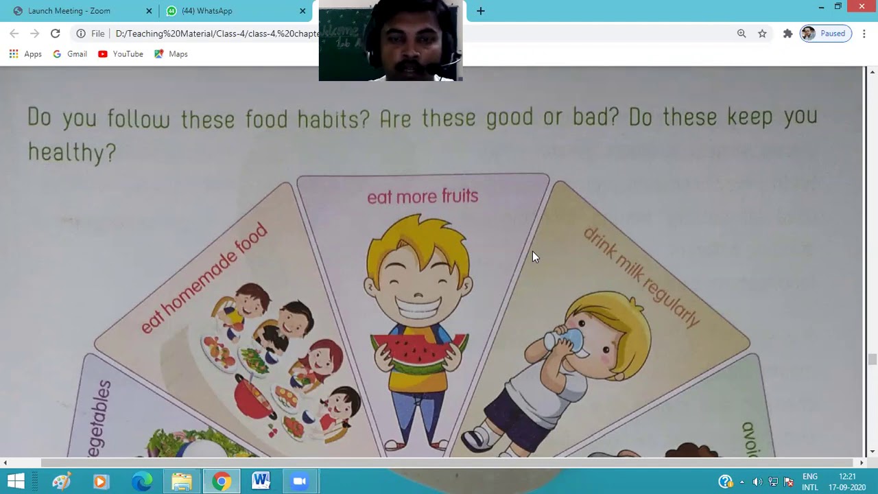 Astragen, Class-4th, PART-5, EVS Course book, Chapter-2, food and ...