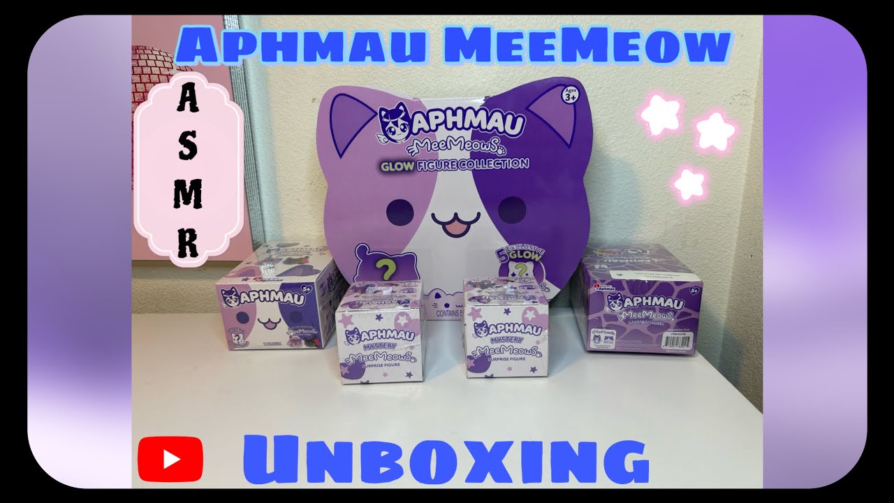 Asmr Aphmau MeeMeow Satisfying Unboxing No Talking! 🎀🩵 - YouTube
