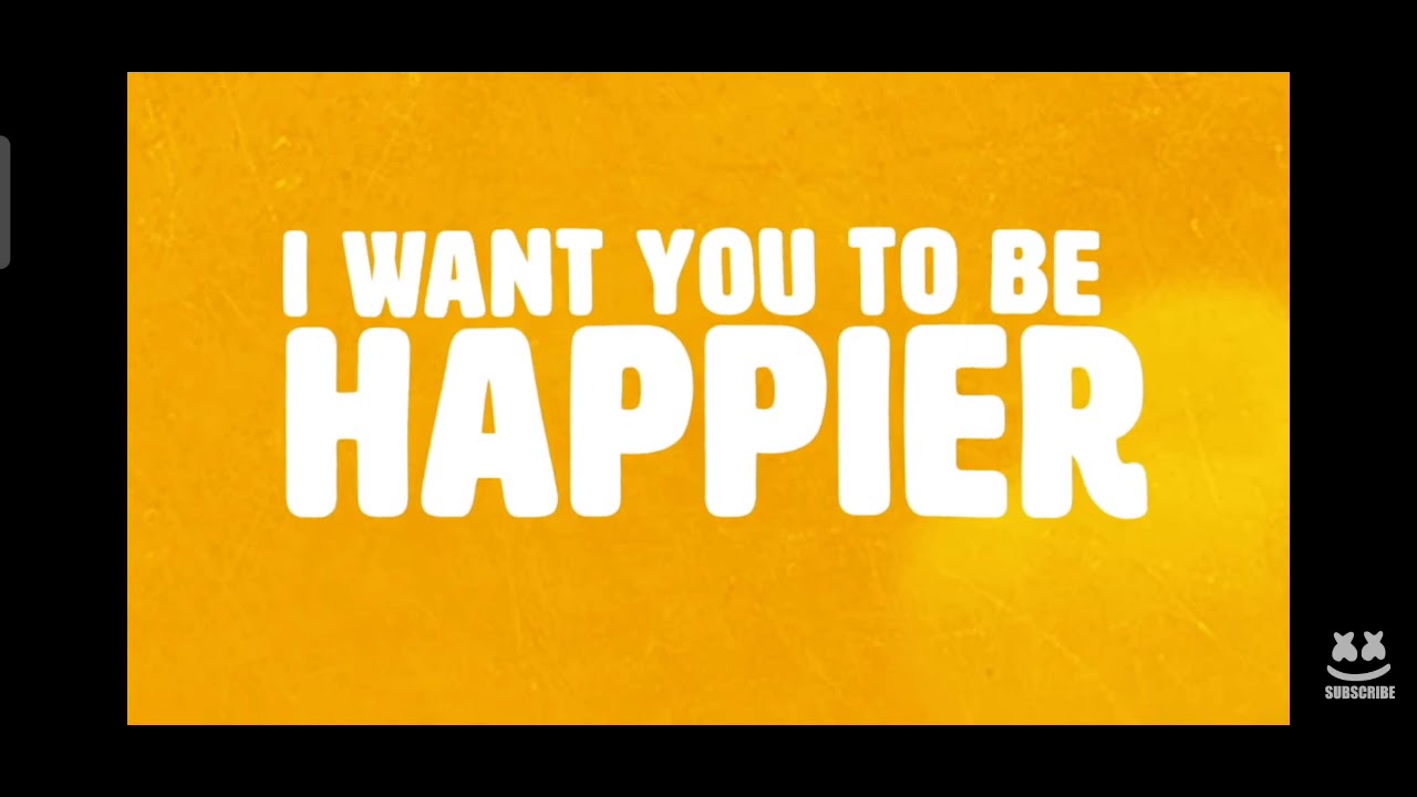 Marshmello ft. Bastille - Happier ( Official Lyric Video ) Remastered ...