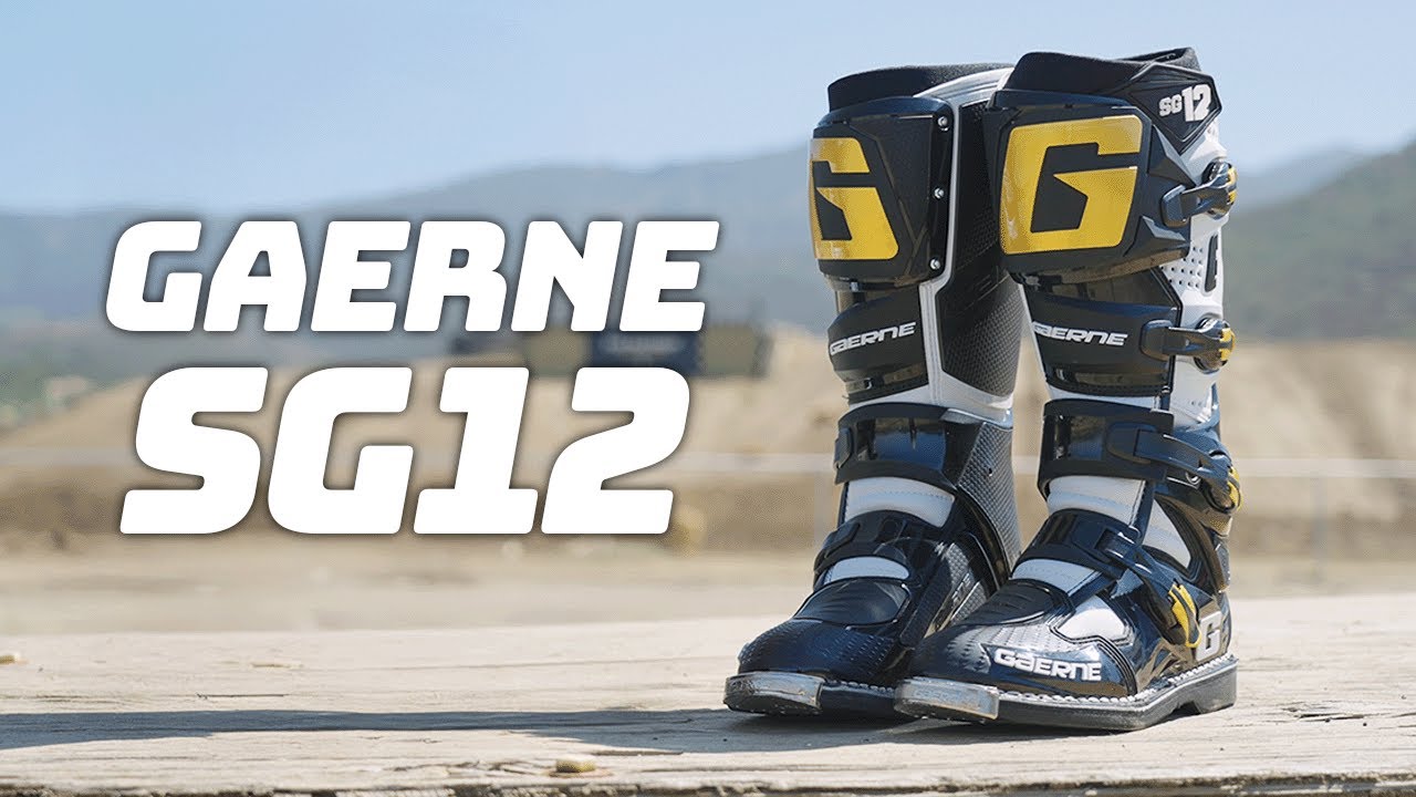 Gaerne SG12 Motocross Boots - YouTube