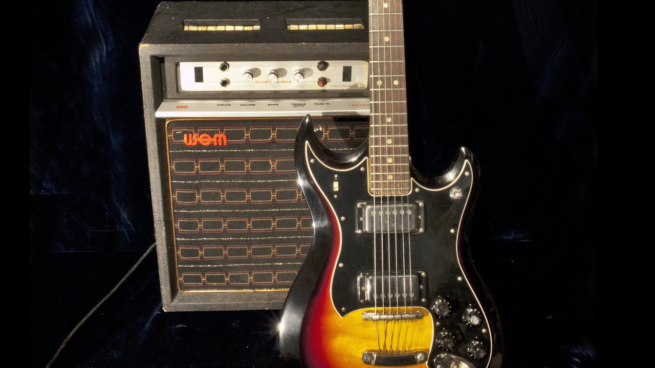1972 Hagstrom HIIN OT / 1972 WEM Clubman mk8 - vintage guitar demo ...