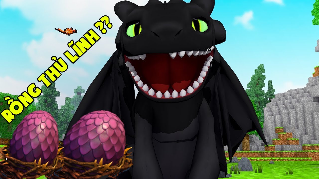 Rồng Thủ Lĩnh Night Fury ?? Minecraft Thủ Lĩnh Rồng #17 - YouTube