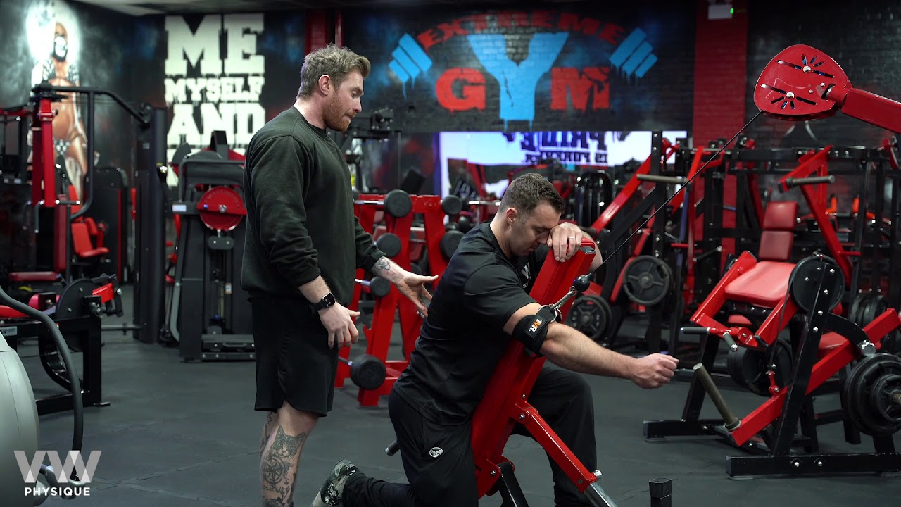 Cuffed Straight Arm Pulldowns - YouTube