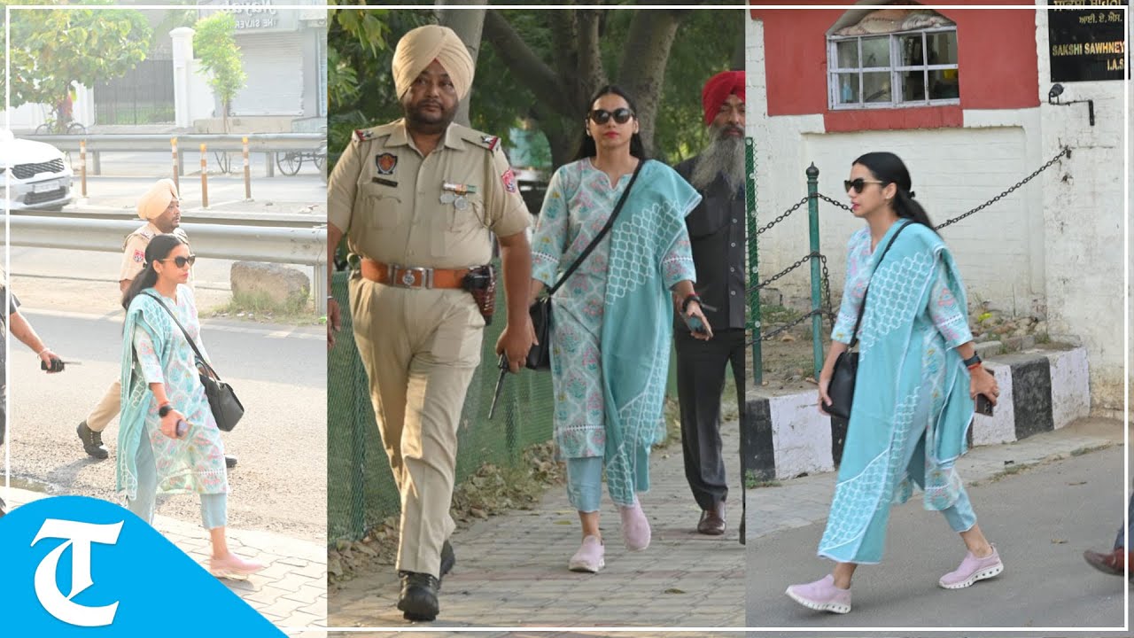 Patiala DC Sakshi Sawhney walks to her office to raise awareness on ...