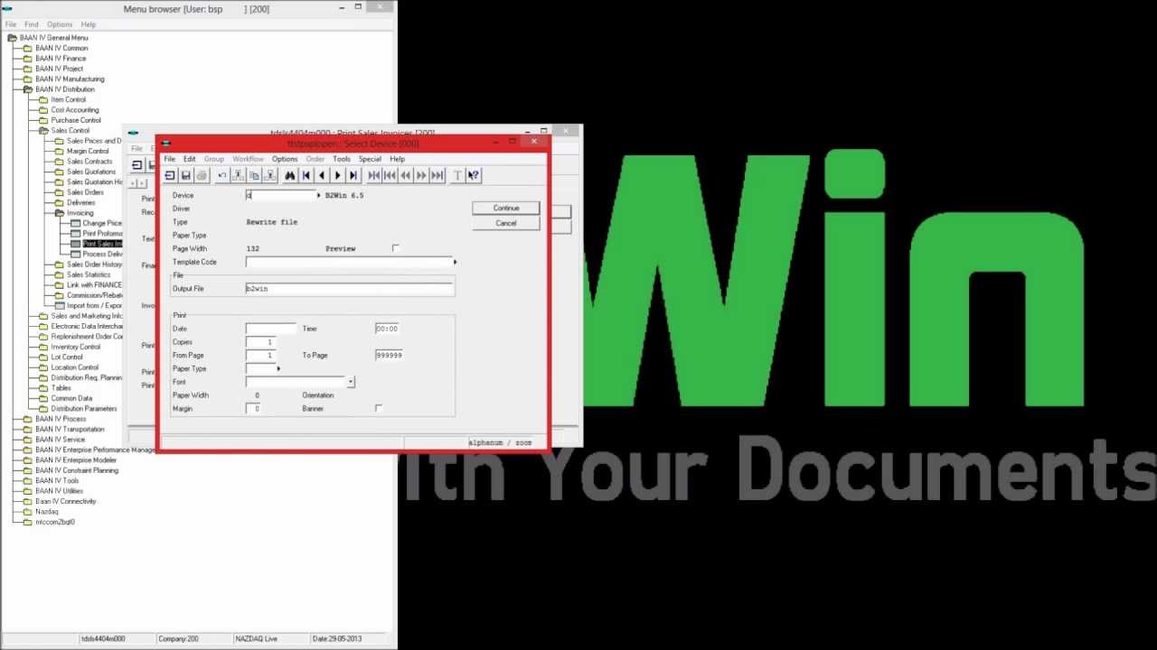 b2Win 8.0 - b2Diz: PDF Report Designer - YouTube