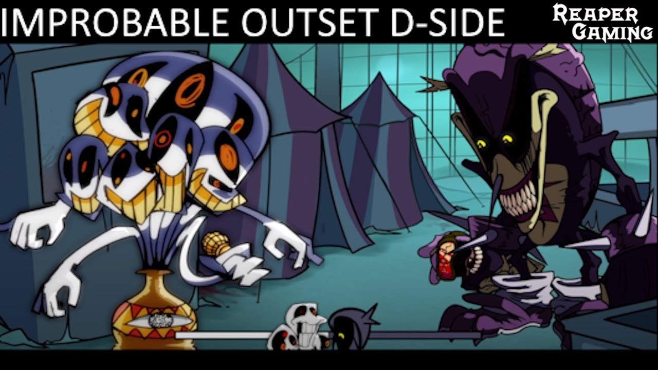 FNF - Cerberus Vs God Z (Improbable Outset D-Side Cover) FNF MOD - YouTube