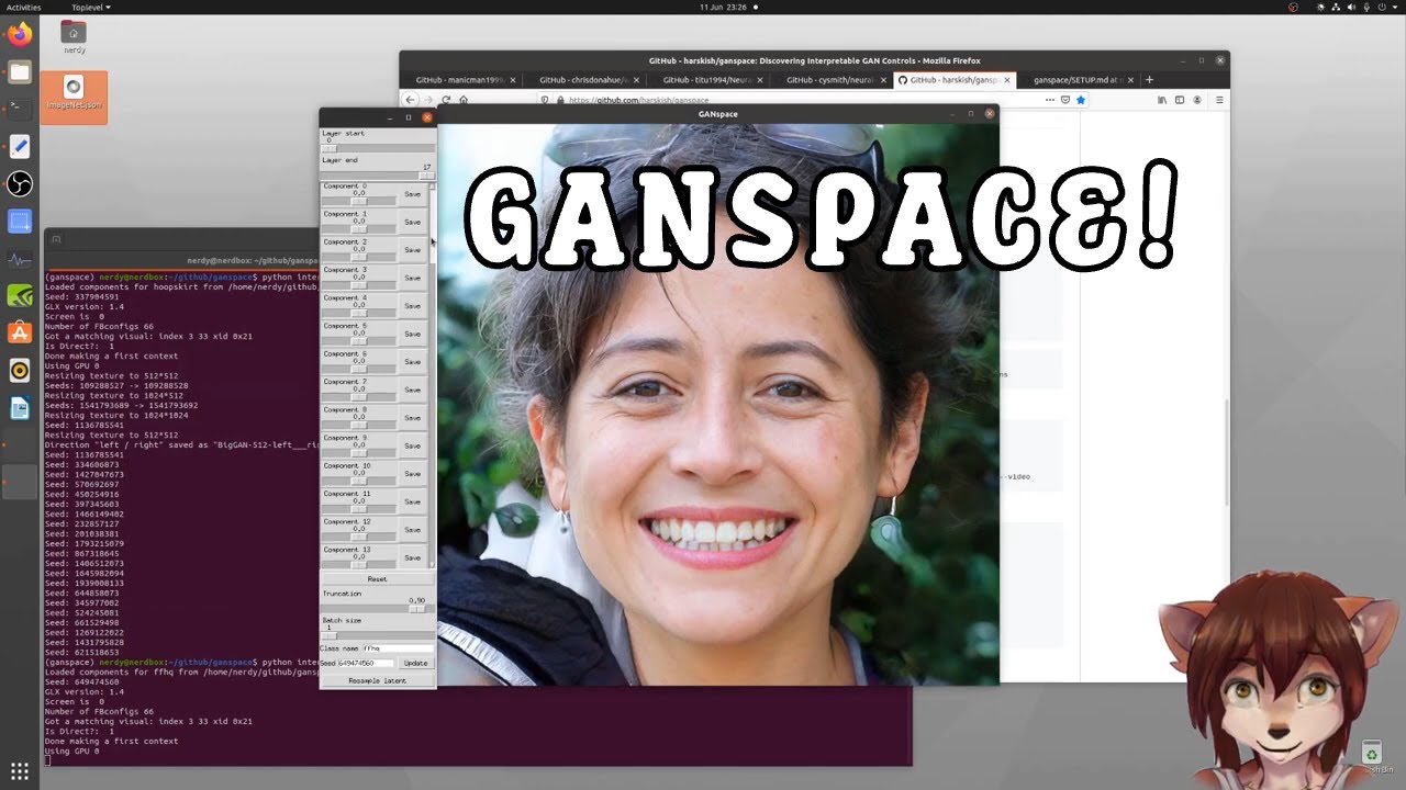 GanSpace - Discovering Interpretable GAN Controls - YouTube
