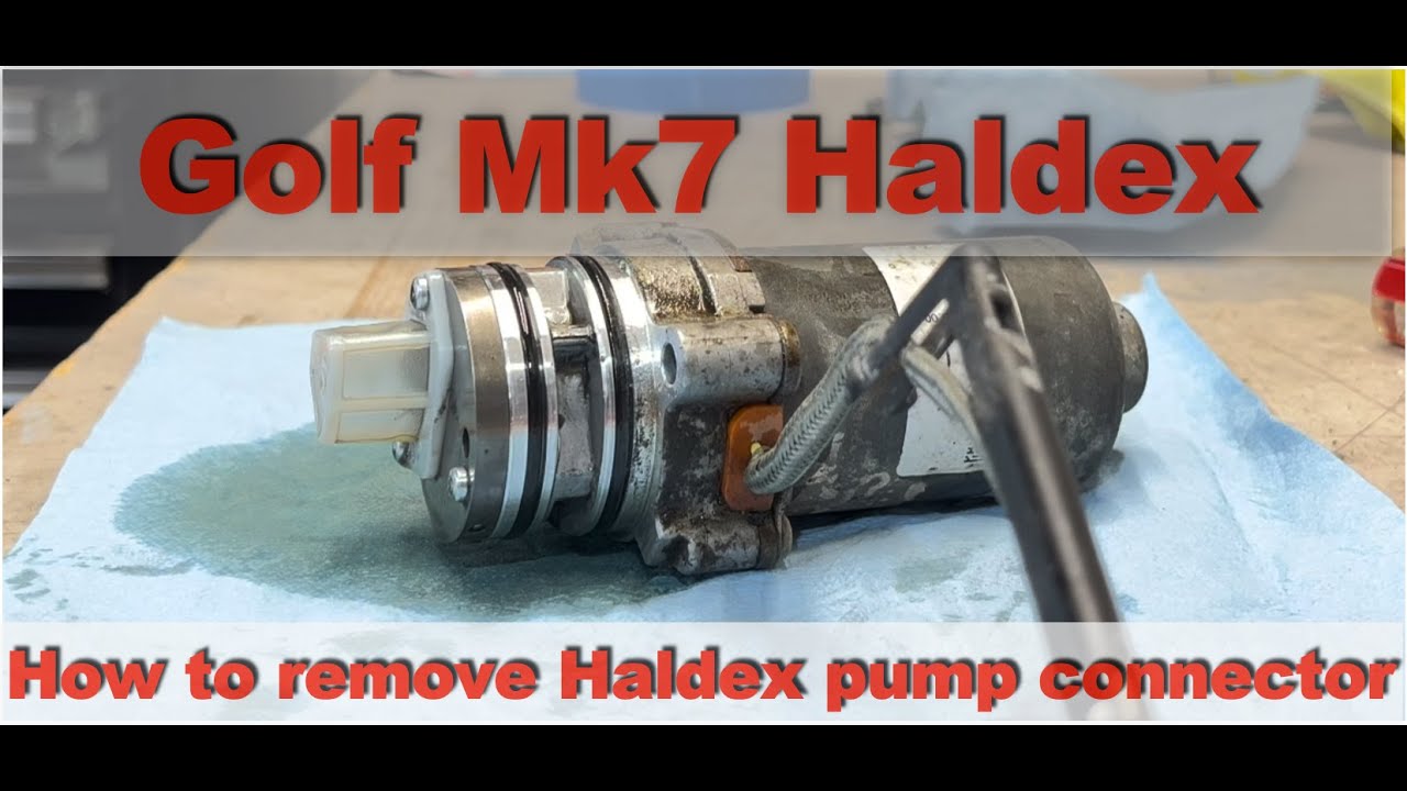 VW Golf Mk7: Haldex Pump Connector Removal - YouTube