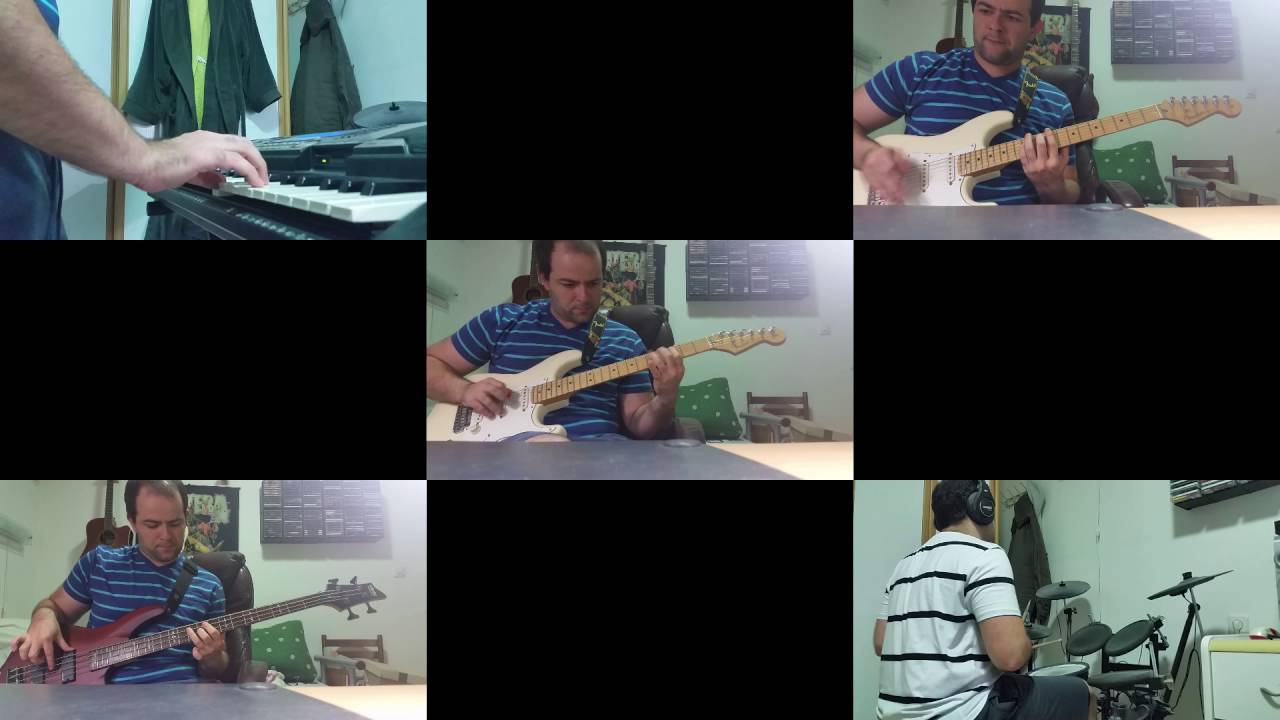 One-Man Band Rock Jam #4 [Guitar/Bass/Keyboard/Drums] - YouTube