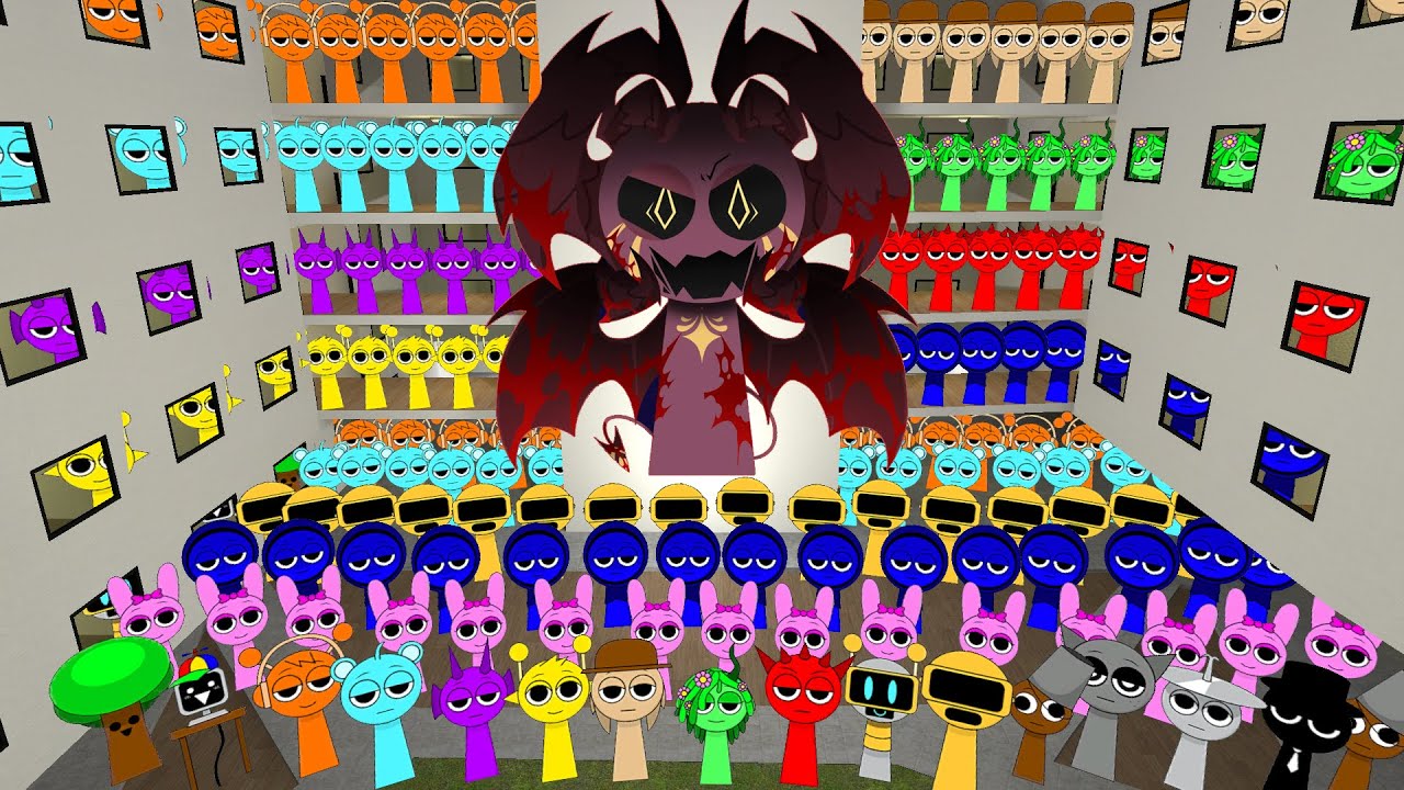 ALL FULL SPRUNKI FAMILY, NICO'S NEXTBOT, 2D NEXTBOTS, OBUNGA NETBOT NEW ...
