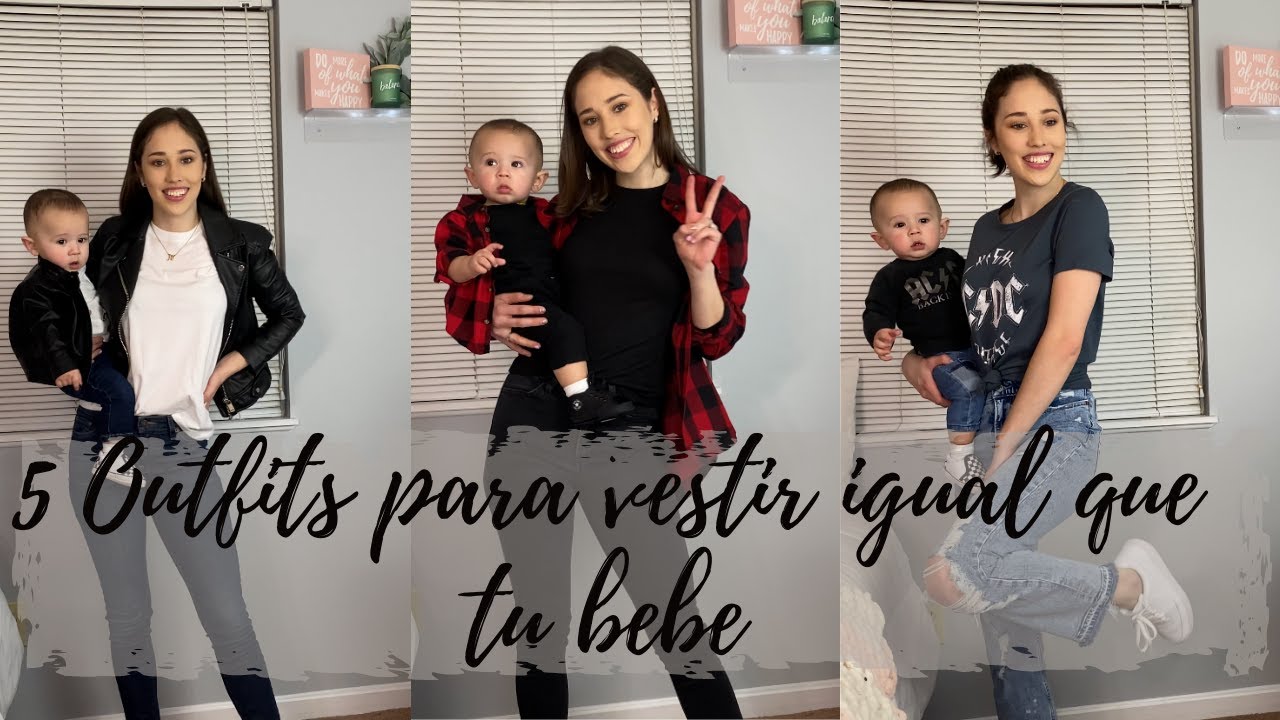 5 Outfits para vestir igual que tu bebe - Mommy and me matching Outfits ...