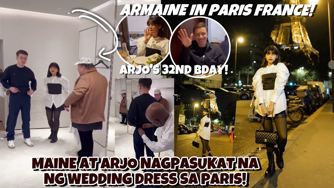 ARJO ATAYDE KASAMA SI MAINE MENDOZA SA PARIS NAGPASUKAT NA SILA NG ...