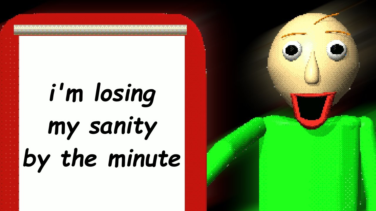baldi's basics achievements killed my sanity - YouTube