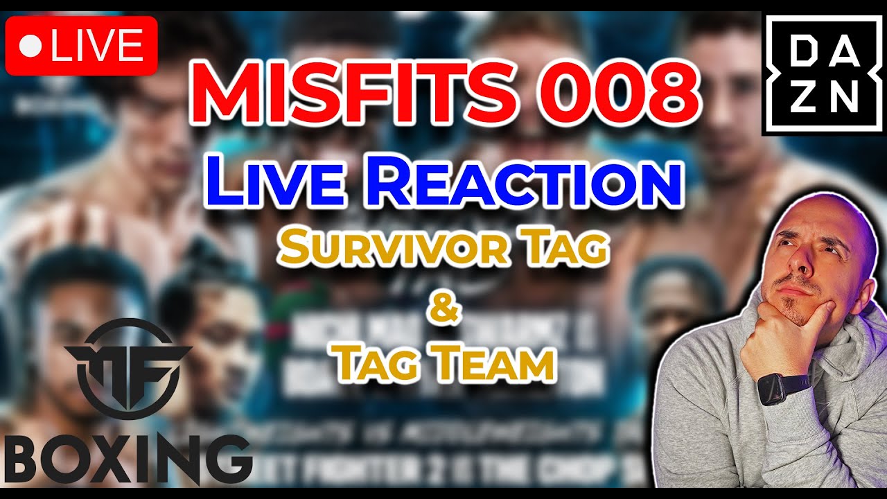 LIVE 🔴 MISFITS 008 NASHVILLE | SURVIVOR TAG | LIVE REACTION | LIVE ...