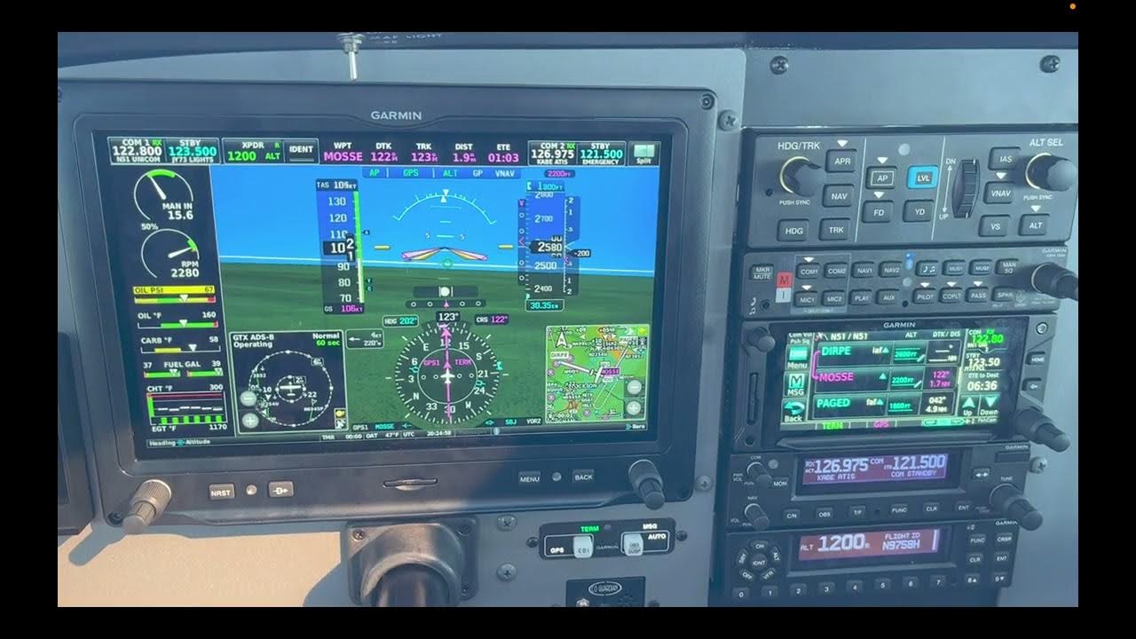 VNAV transition to RNAV(GPS) Approach Demo - YouTube