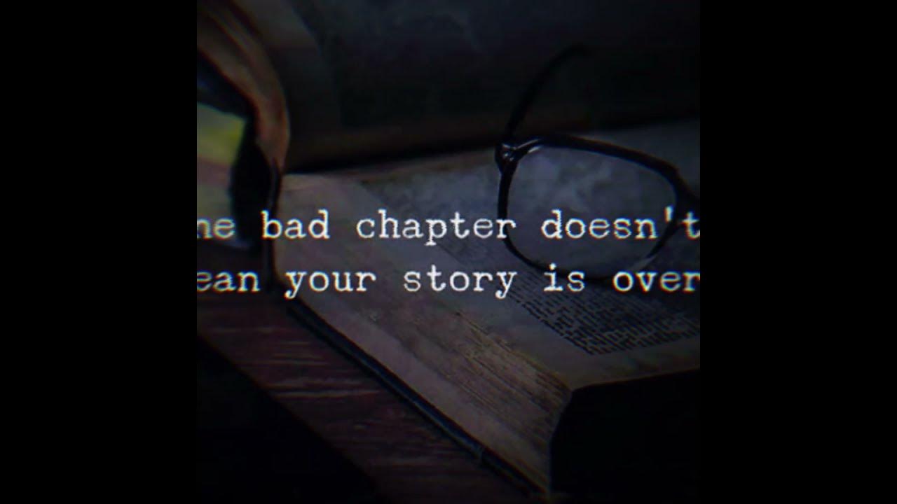 One bad chapter doesn't mean your story is over!!!!! - YouTube
