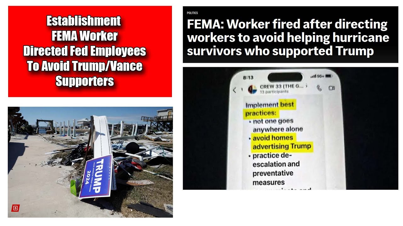FEMA Employee Fired Over Discriminating Against Trump Vance Supporters ...